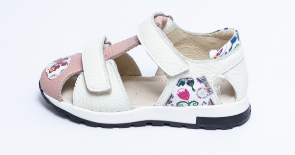 Sandale fete din piele naturala model NATY