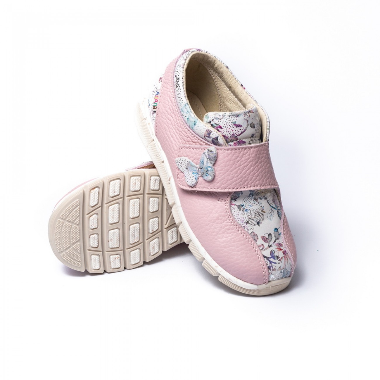 Natural leather girl shoes model EVA