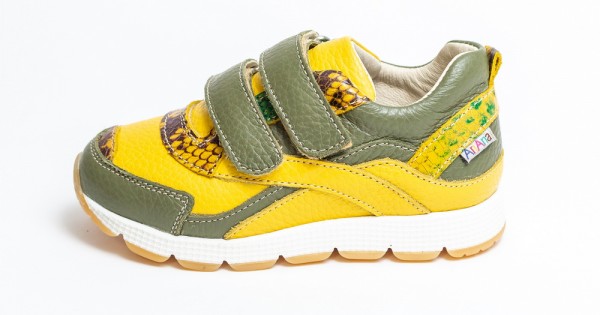 Natural leather sneakers for boys model COBY