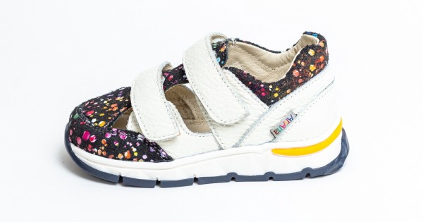 Natural leather kids shoes model VIVI